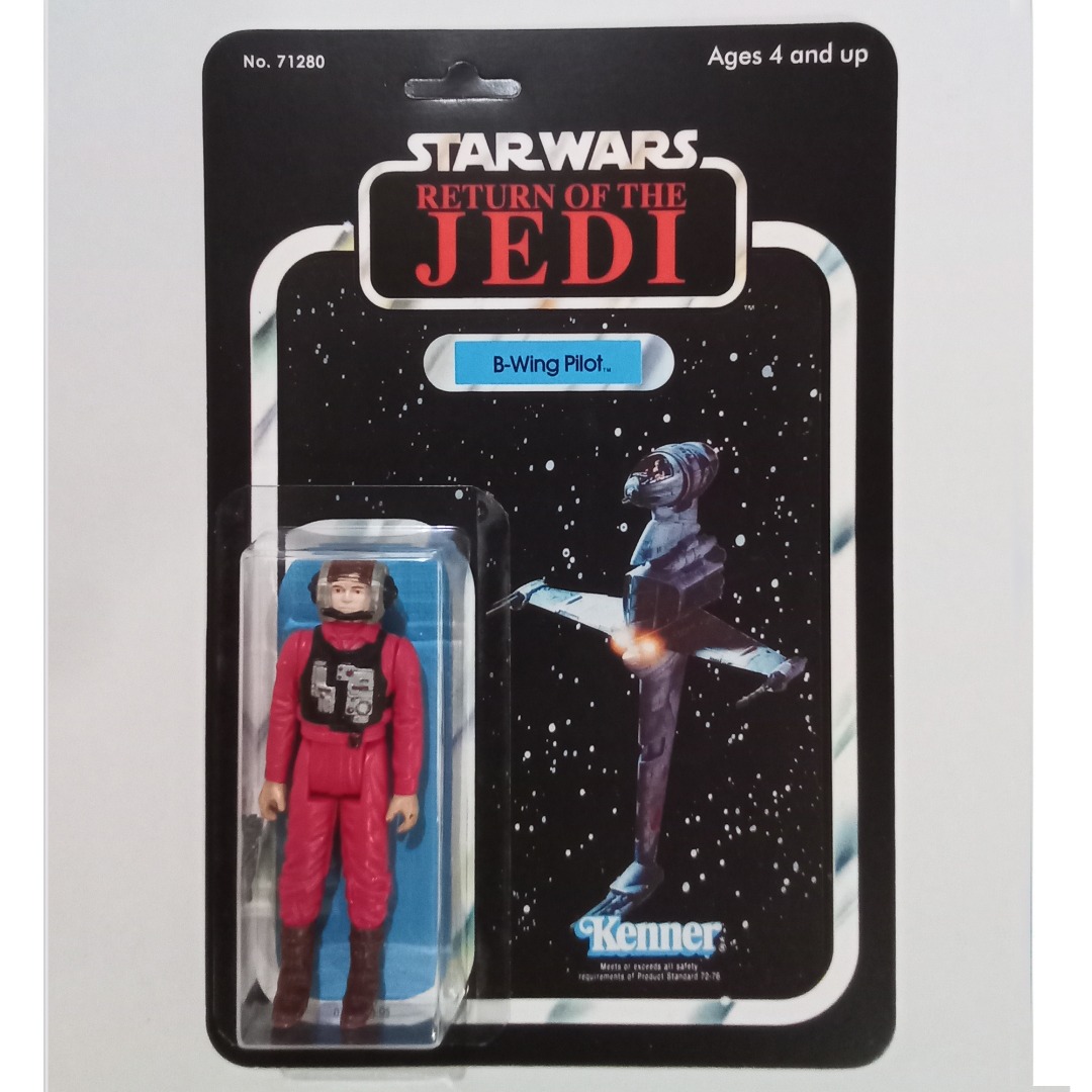 STAR WARS Return of the Jedi B-Wing Pilot Kenner Vintage Action Figure ...