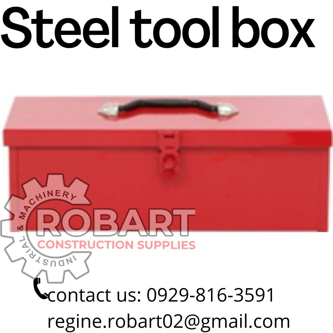 Steel tool box, Commercial & Industrial, Construction Tools & Equipment on Carousell
