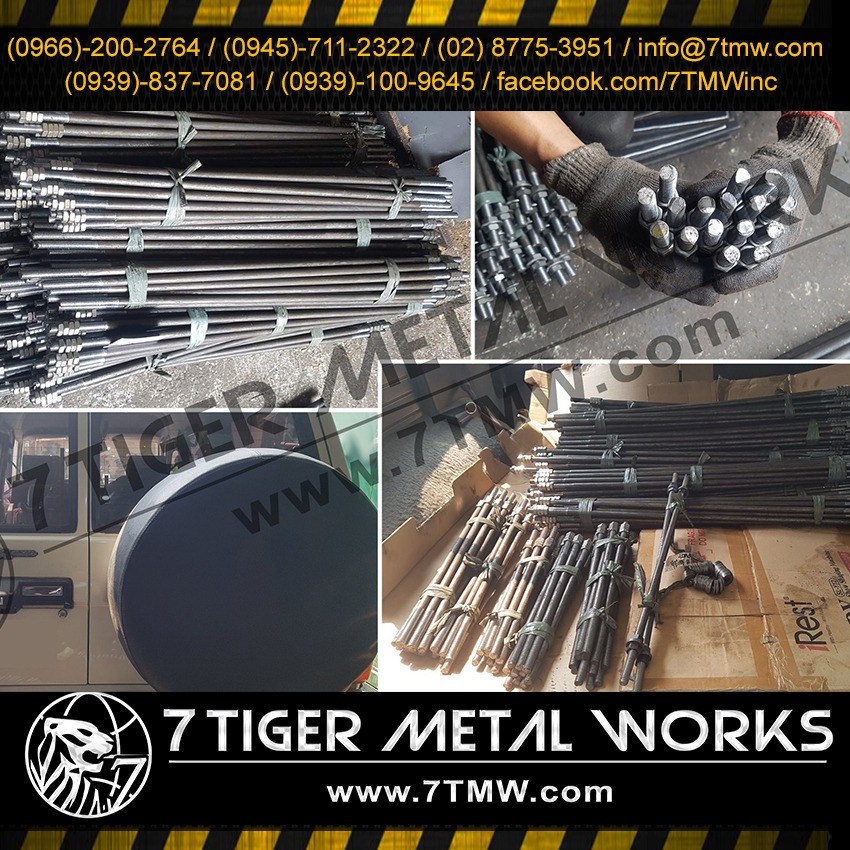 Stud Anchor Bolt - 2 Side Thread Mat A307 Set With Nuts, No Washer ...