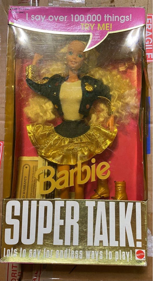 1994 Super talk barbie & Workin'out Teresa Barbie Doll by Mattel 1996 ...