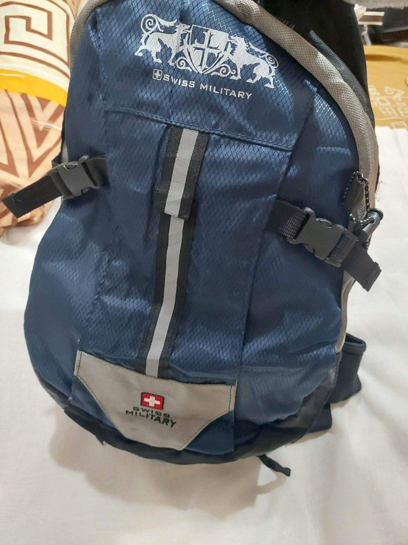 Swiss Military backpack with rain cover, Men's Fashion, Bags, Backpacks ...