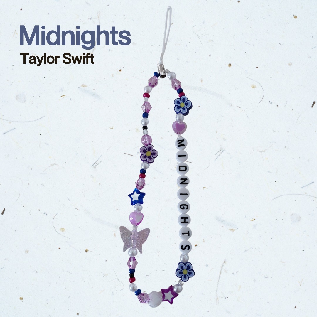 taylor swift 'midnights' inspired phone charm, Hobbies & Toys ...