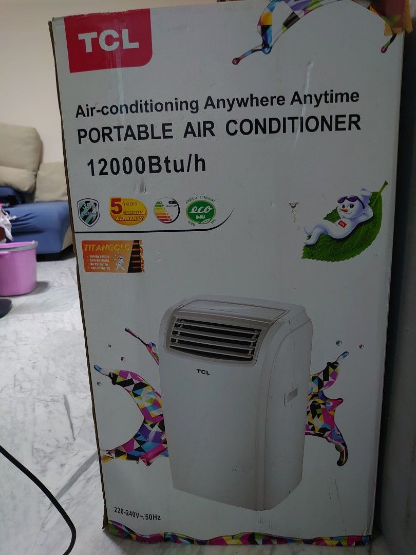 TCL Portable Aircon 12000BTU, TV & Home Appliances, Air Conditioners ...