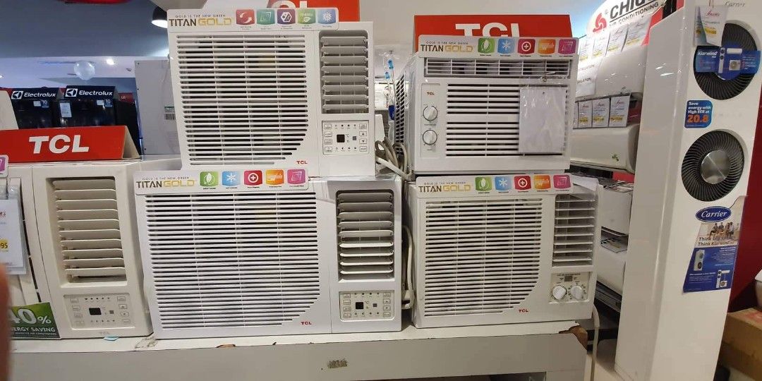 TCL WINDOW TYPE AIRCON (MANUAL /REMOTE /INVERTER TYPE), TV & Home ...