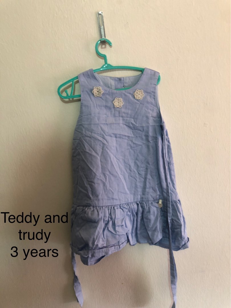 Teddy and trudy dress, Babies & Kids, Babies & Kids Fashion on Carousell