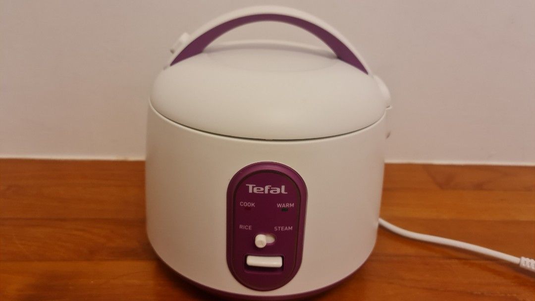 Tefal 0.7L Mini Mechanical Rice Cooker with Steam tray, TV & Home ...