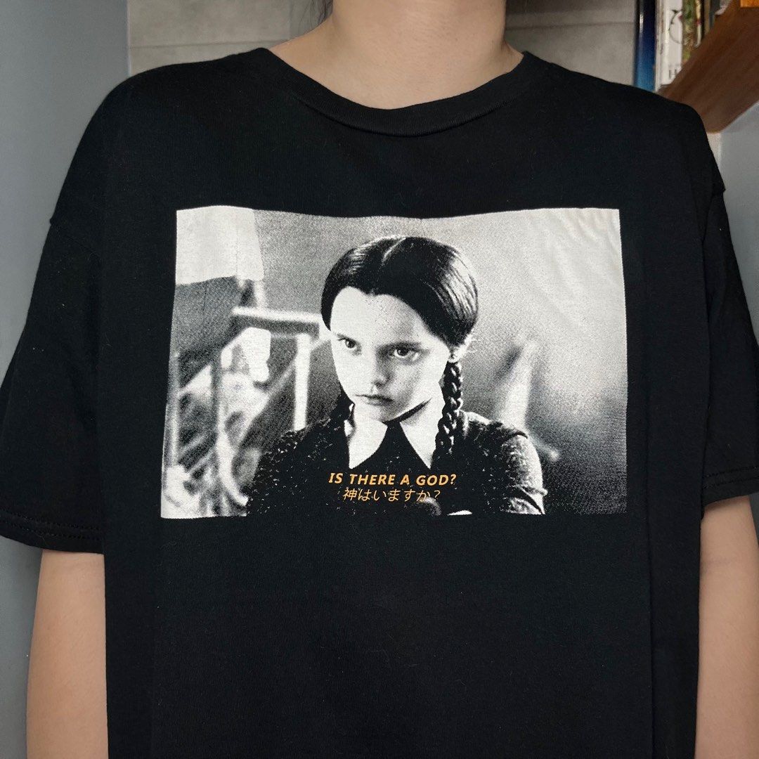 The Addams Family "Wednesday Addams" Tee, Men's Fashion, Tops & Sets ...