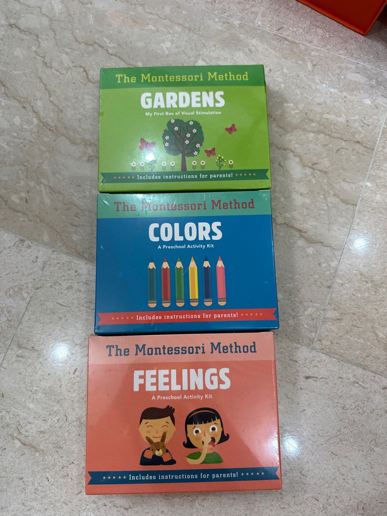 The Montessori method cards, Hobbies & Toys, Books & Magazines ...