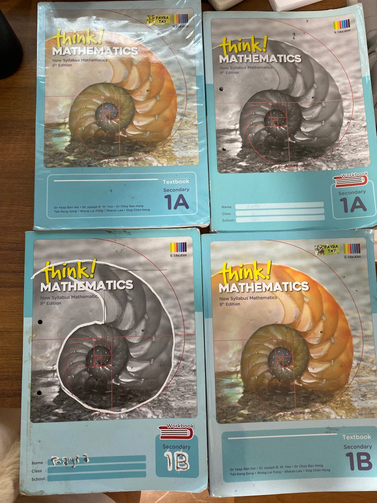 Think! Mathematics 1A and 1B Wb and Tb, Hobbies & Toys, Books ...