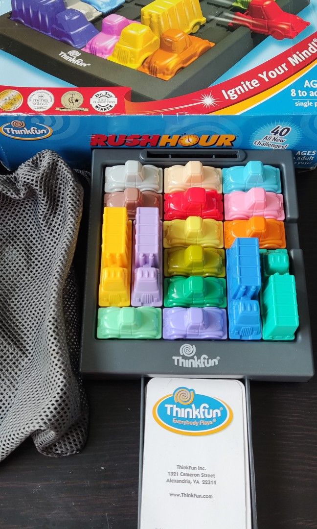 THINKFUN RUSH HOUR GAME, Hobbies & Toys, Toys & Games on Carousell