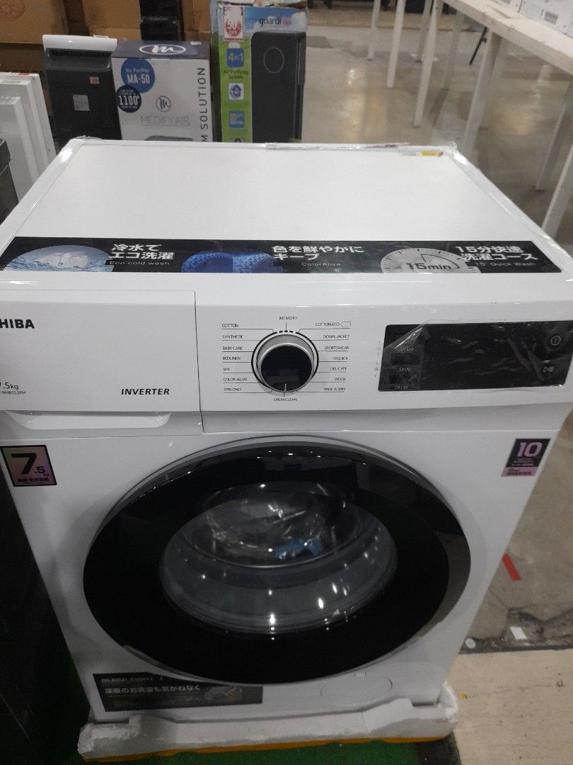 Toshiba front Load washing machine inverter, TV & Home Appliances, Washing Machines and Dryers ...