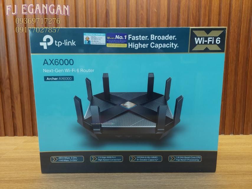 TP-Link Archer AX6000 Next-Gen Wi-Fi Router with USB port router ...