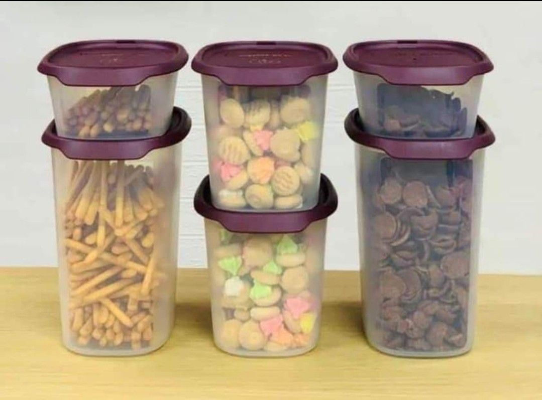 Tupperware One Touch Fresh Set (6), TV & Home Appliances, Kitchen Appliances, Other Kitchen ...