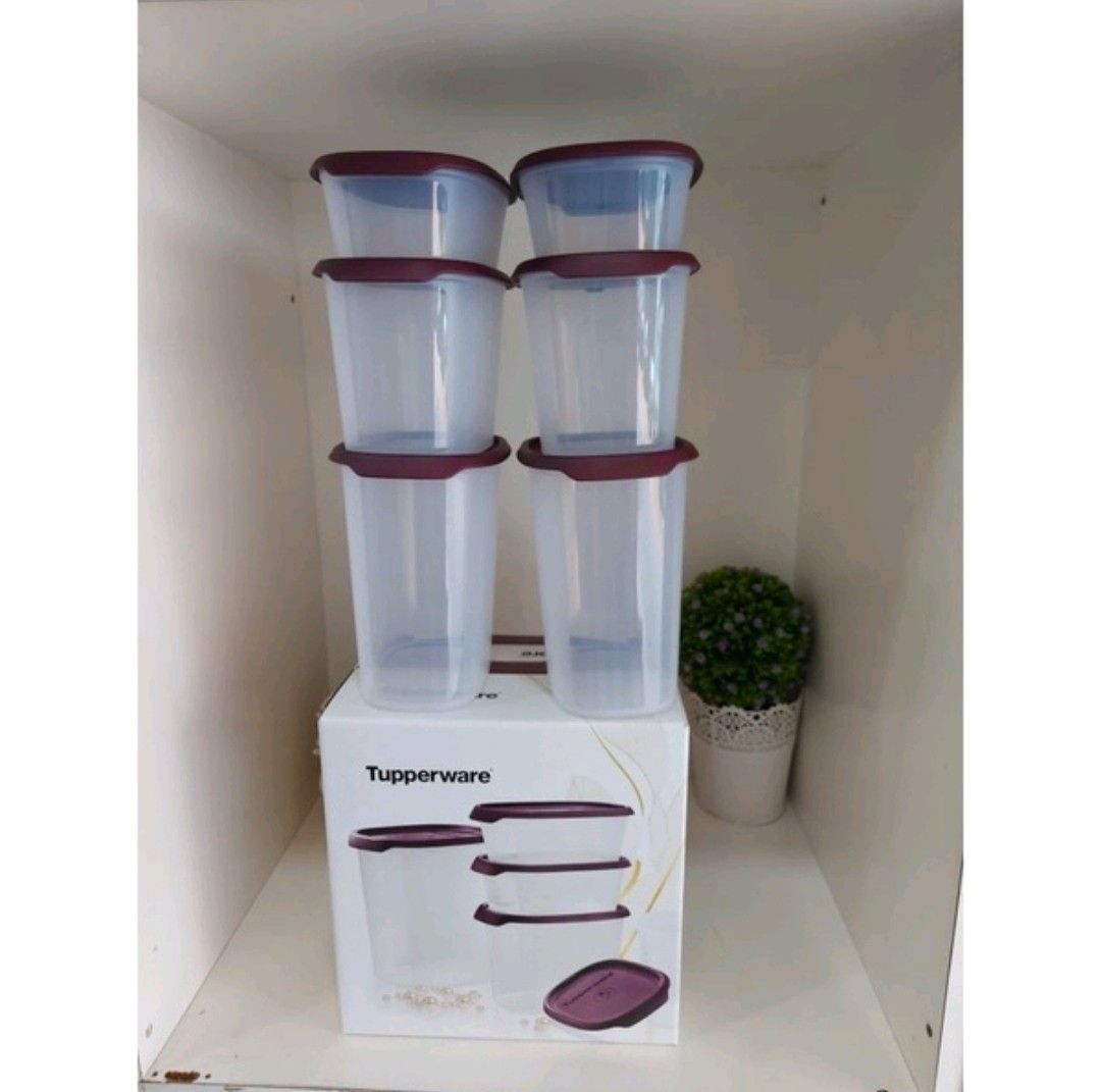 Tupperware One Touch Fresh Set (6), TV & Home Appliances, Kitchen Appliances, Other Kitchen ...