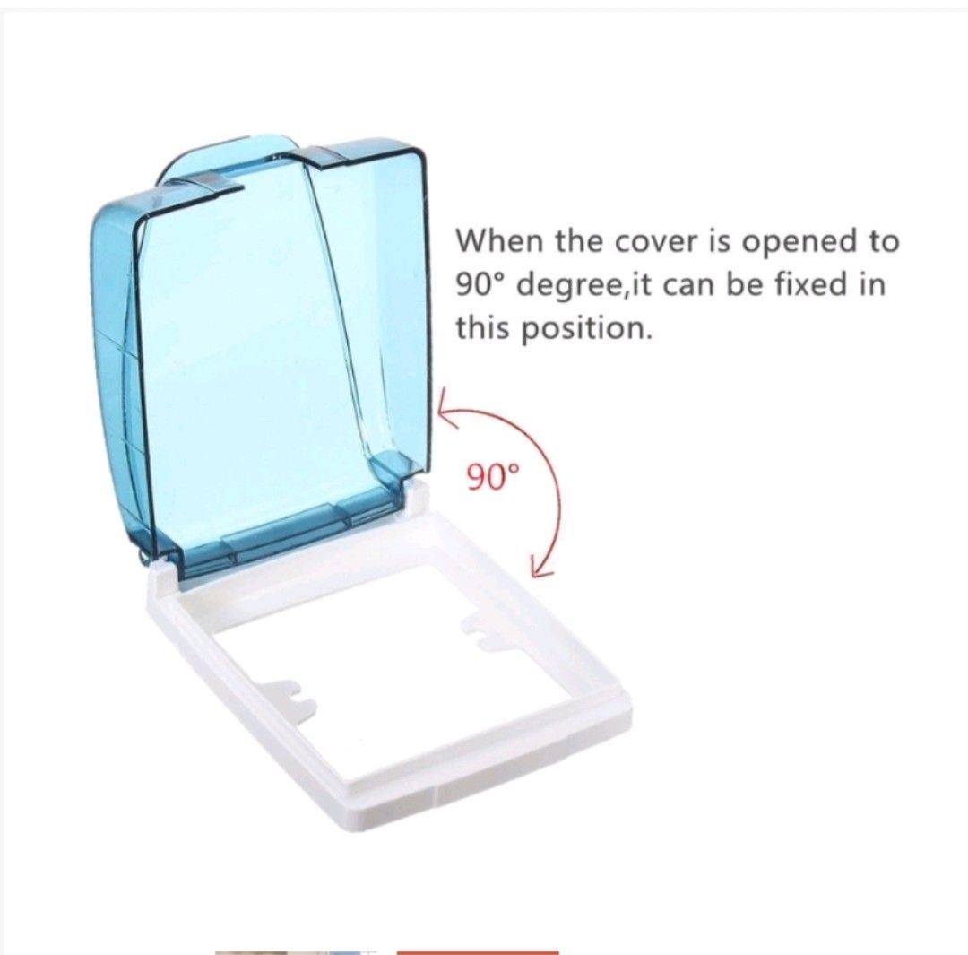 Type 86 Universal Transparent switch waterproof Box socket cover, TV ...