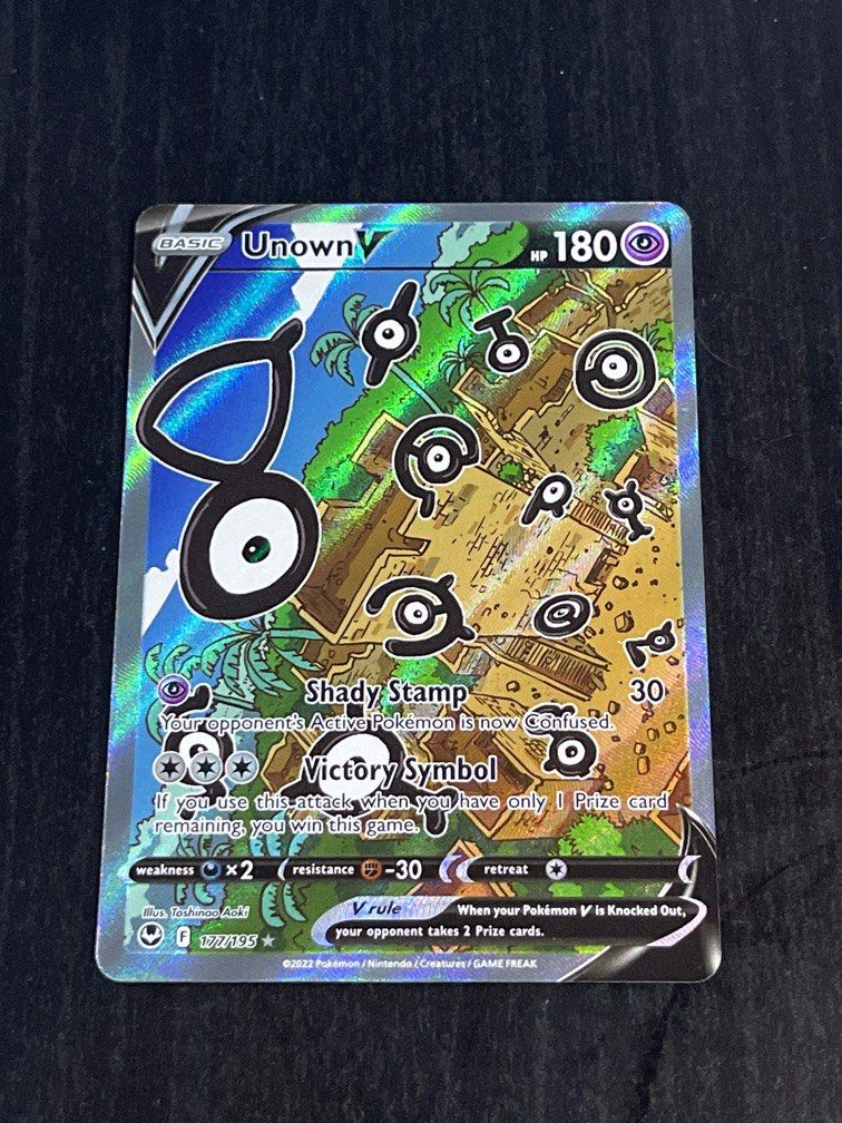 Unown V, Hobbies & Toys, Toys & Games on Carousell
