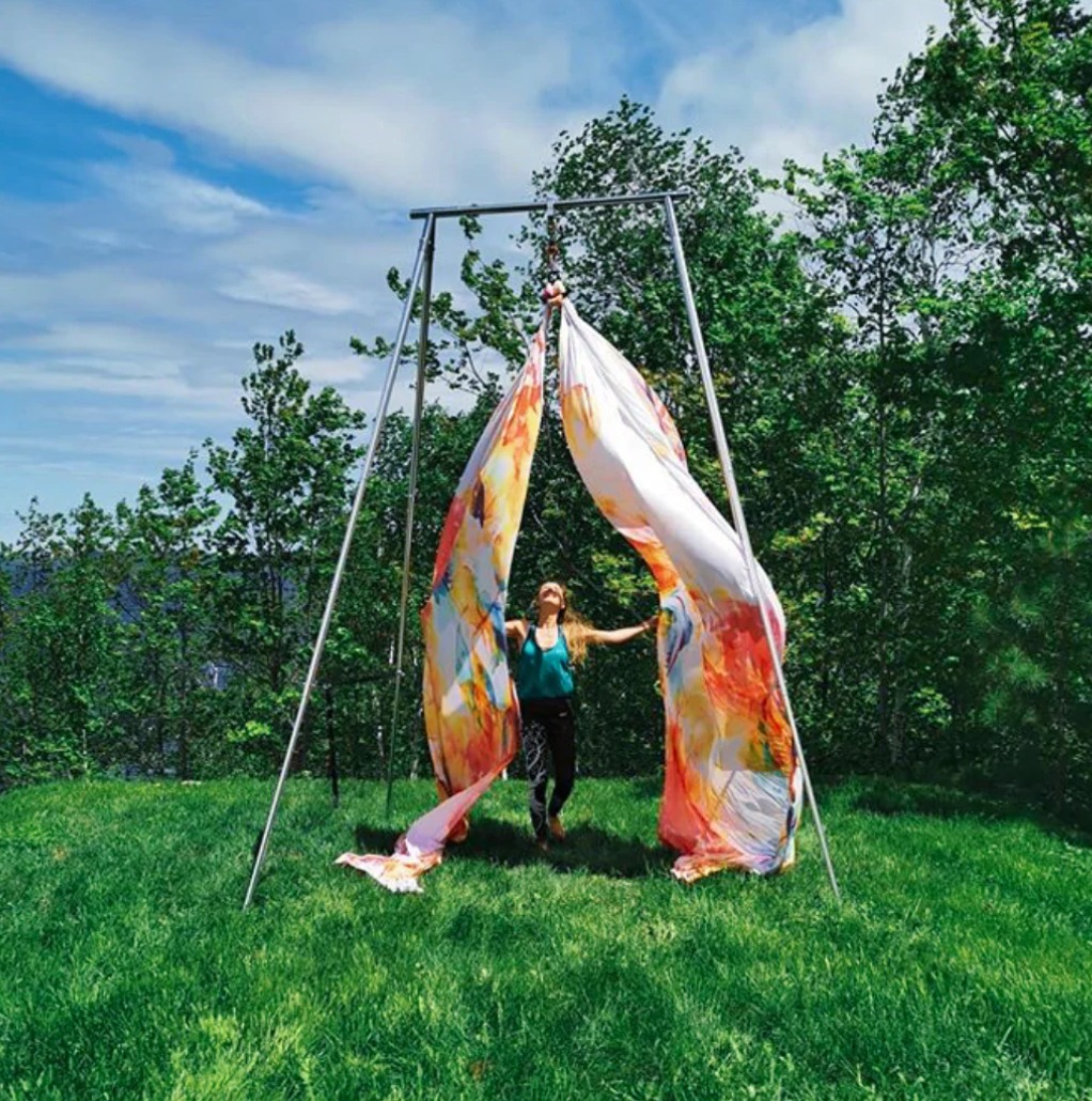 Uplift Active Height Adjustable Portable Aerial Rig, Sports Equipment ...