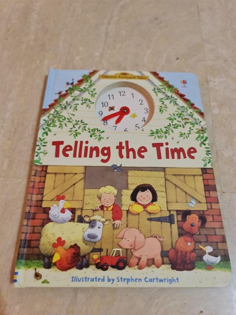 Usborne telling the time flashcards activity cards secret codes monster ...