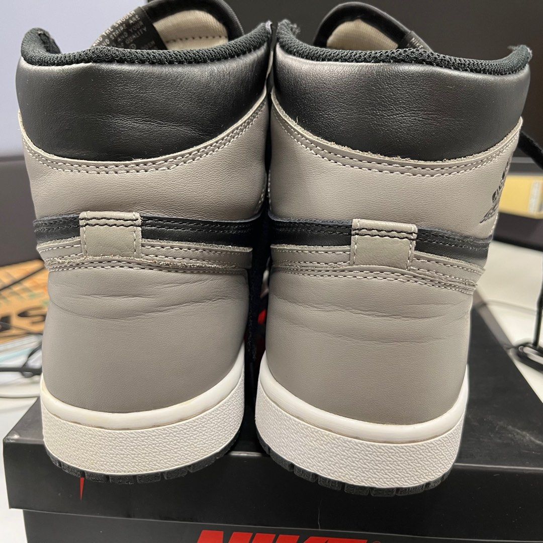 [USED] ( US 8 ) Air Jordan 1 Retro High OG Shadow 2018 AJ1 555088 013, Men's Fashion, Footwear ...