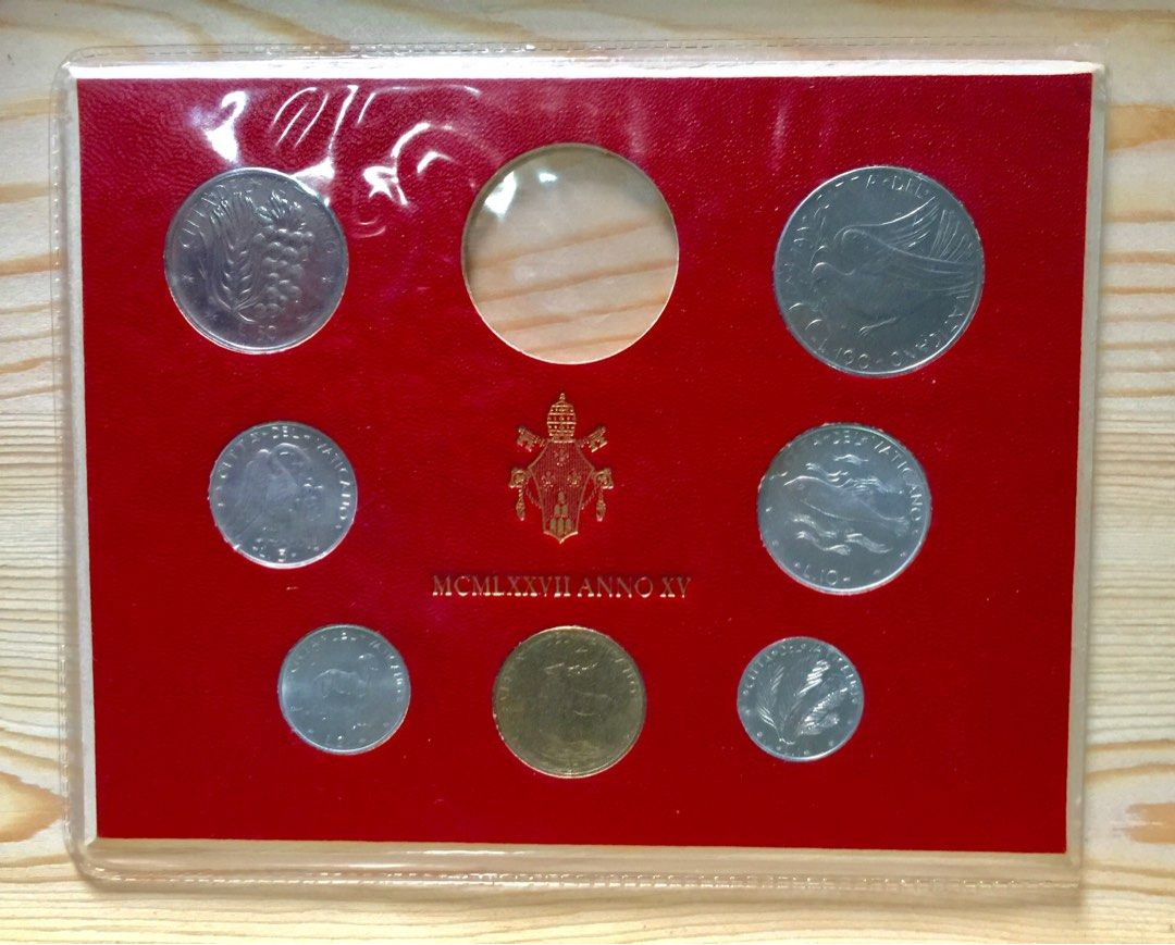 Vatican City Coins Set ( 1977 Pope Paul VI ), Hobbies & Toys ...