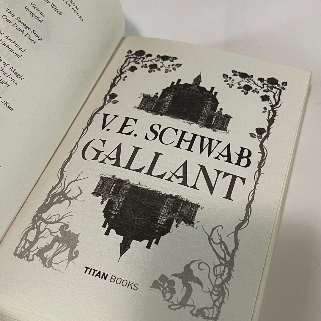 v.e. schwab - gallant, Hobbies & Toys, Books & Magazines, Fiction & Non-Fiction on Carousell