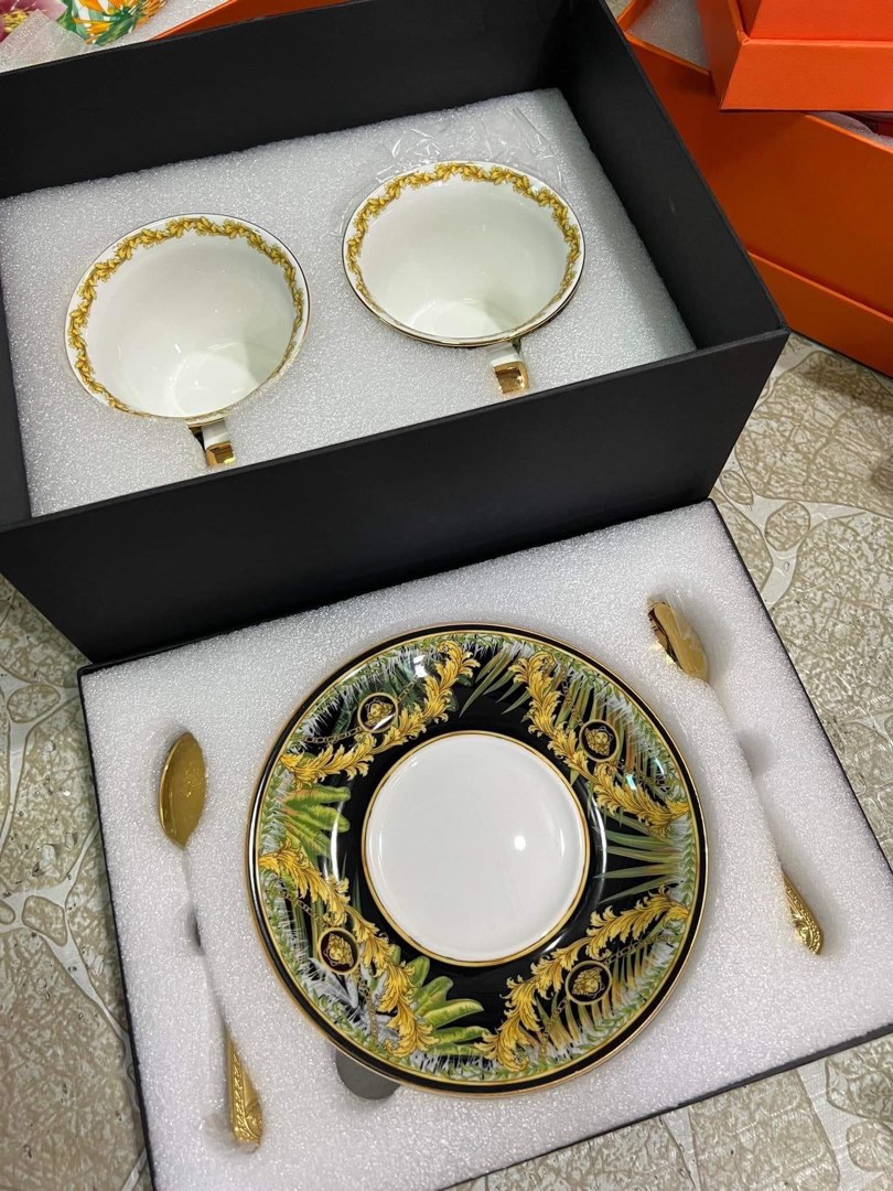 Versace set, Furniture & Home Living, Kitchenware & Tableware, Coffee ...