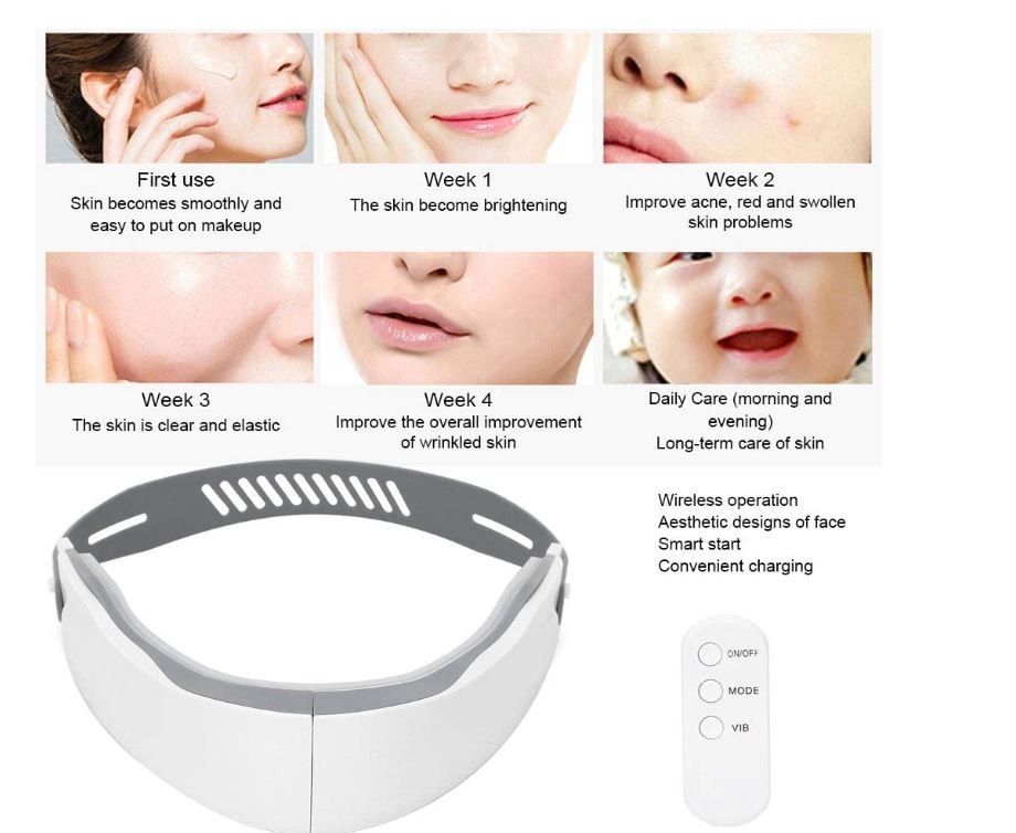 V-Face Massager, Electric Face Lifting Device, Vibrating Face Lifting ...
