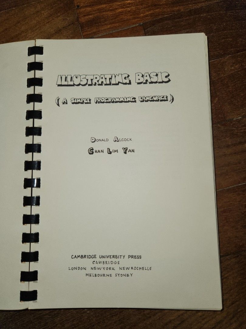 Vintage 1980s: Illustrating Basic (A Simple Programming Language ...