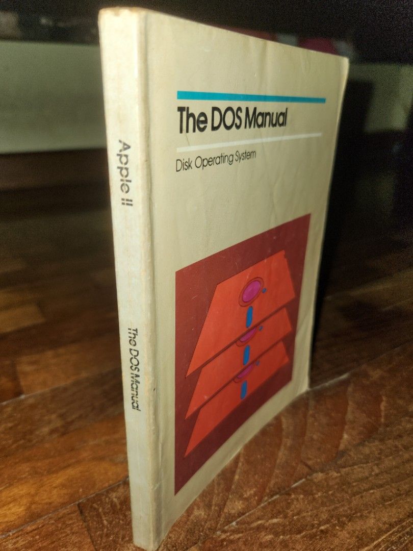Vintage 1980s guidebook: Apple II the DOS Manual Disk Operating System ...
