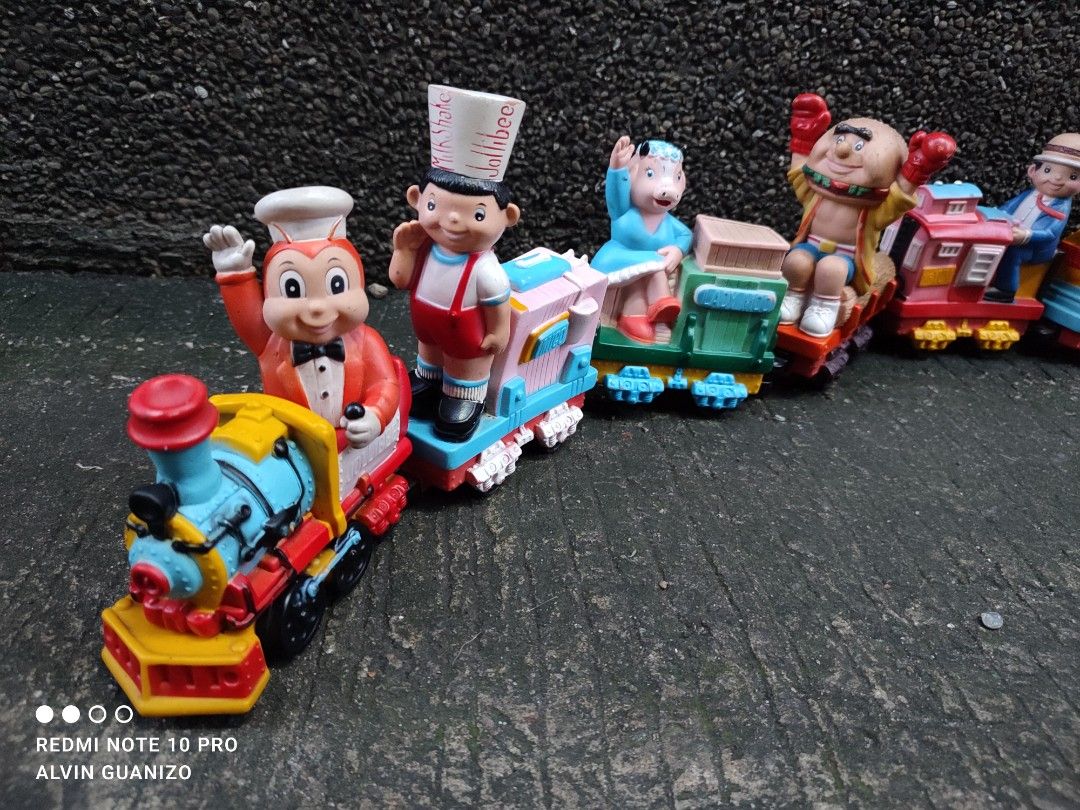 vintage 1980s Jollibee train set, Hobbies & Toys, Toys & Games on Carousell