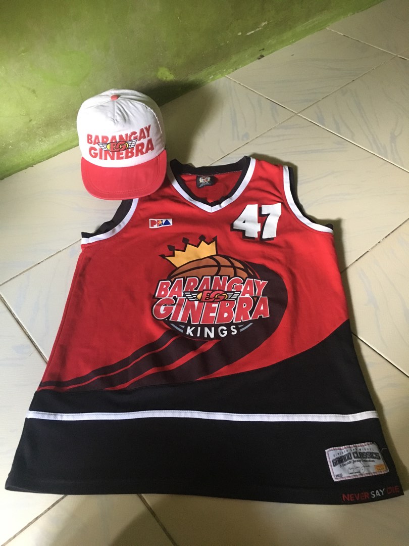 Vintage Barangay Ginebra jersey and hats, Men's Fashion, Activewear on ...