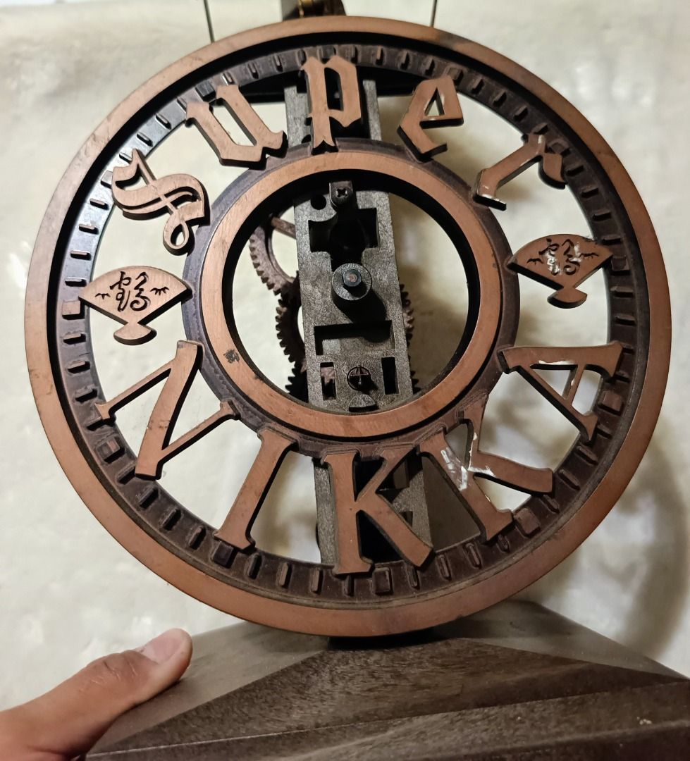 Vintage Clock Tower Wind Up Mechanical Mechanism Only for Display ...