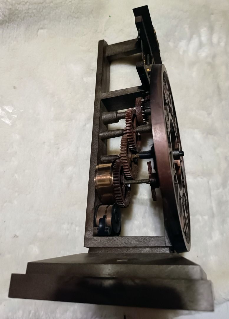 Vintage Clock Tower Wind Up Mechanical Mechanism Only for Display ...