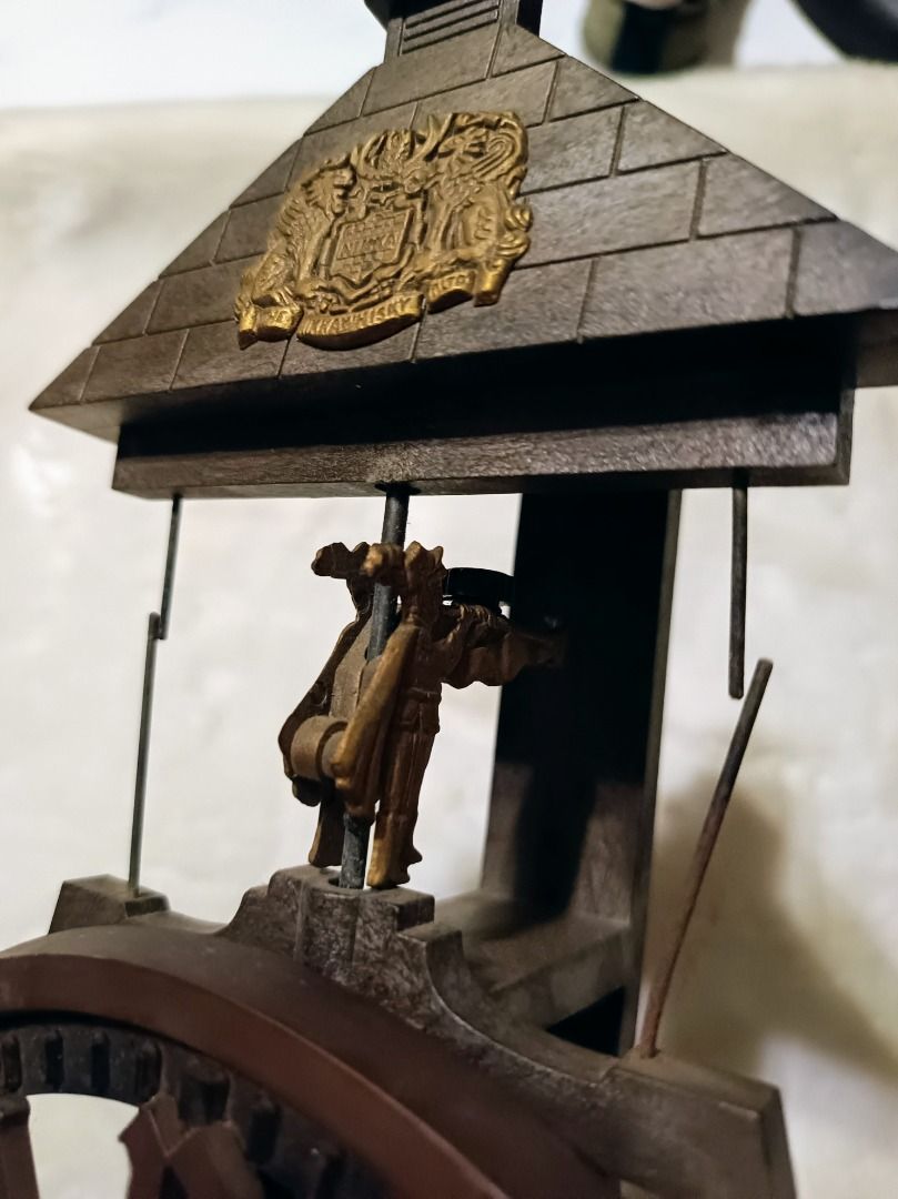 Vintage Clock Tower Wind Up Mechanical Mechanism Only for Display ...