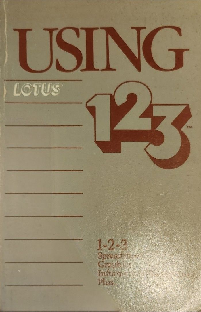 Vintage programming book: Using Lotus 1-2-3 (1980s), Hobbies & Toys ...