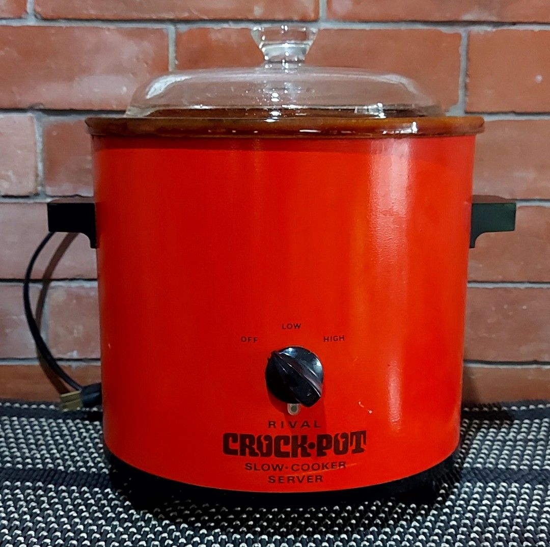 Vintage Rival Crock Pot Slow Cooker Server 3.5 Quarts, Furniture & Home ...