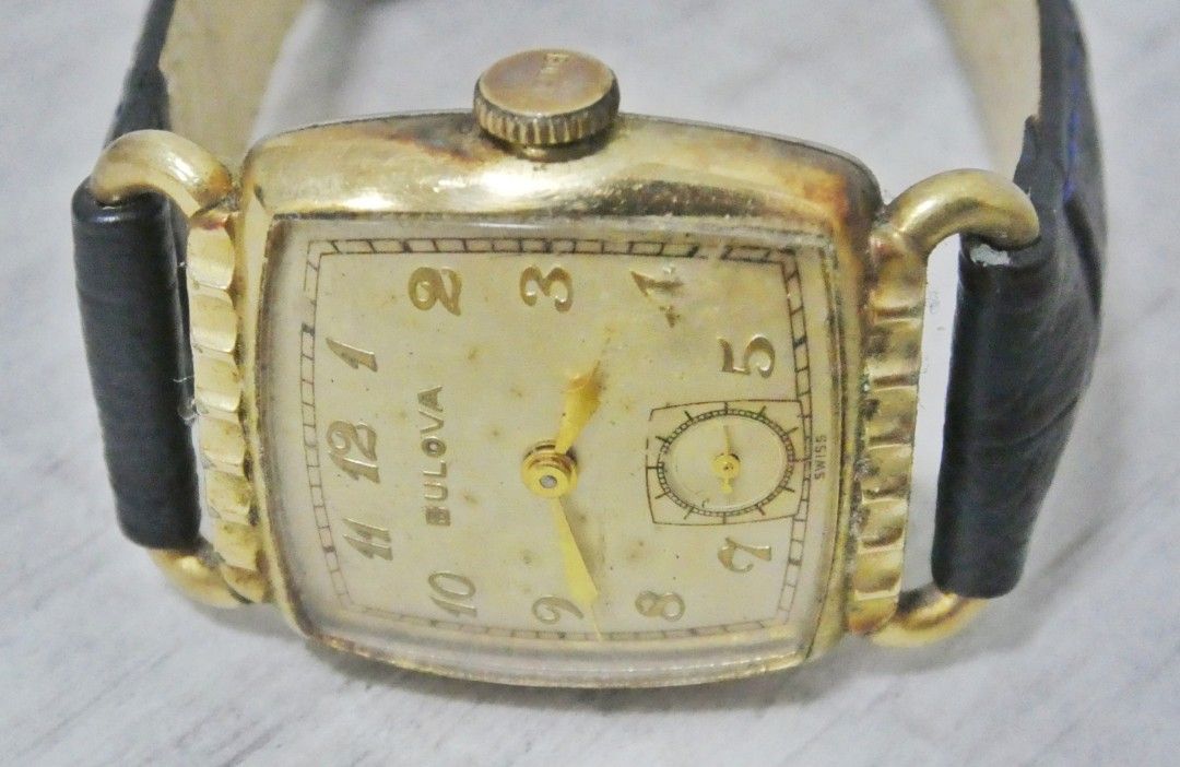 Bulova 1951 Swiss Made Vintage Mechanical Manual Winding Wrist Watch ...