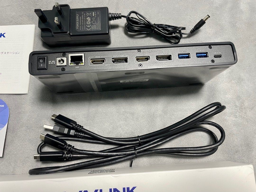 Wavlink Universal Docking DisplayLink USB Hub 5K dual 4K HDMI Display ...