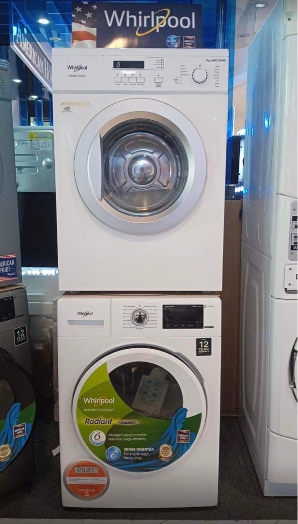 WHIRLPOOL FRONT LOAD WASHING MACHINE, TV & Home Appliances, Washing ...