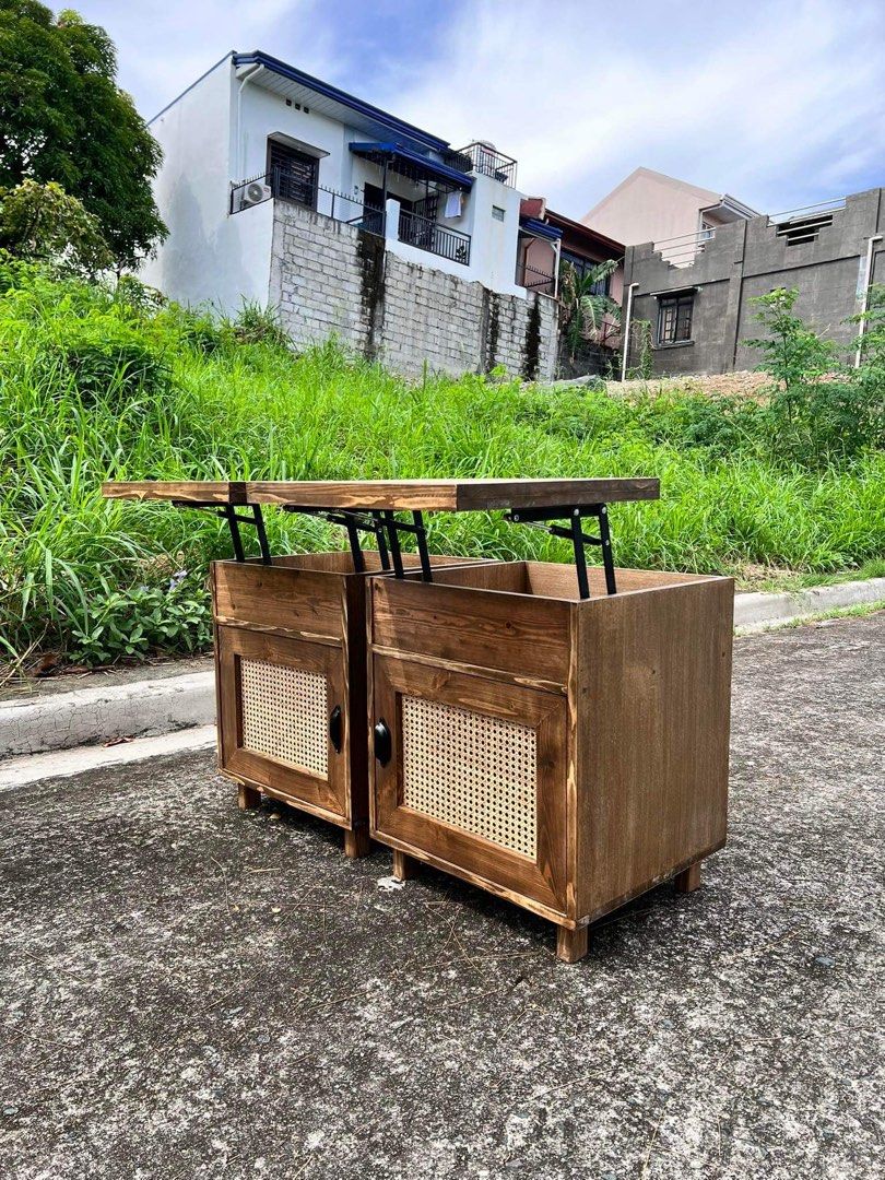 Wooden Solihiya design Dual purpose side table coffee table, Furniture ...