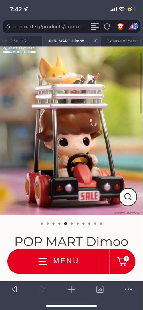 [WTS/WTT/BNIF] DIMOO WHERE WE GO POPMART POP MART SHOPPING KART Trade ...