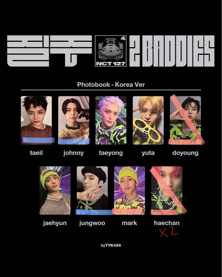 Wtt/wts nct 127 2 baddies album kr exclusive pcs, Hobbies & Toys, Memorabilia & Collectibles, K ...