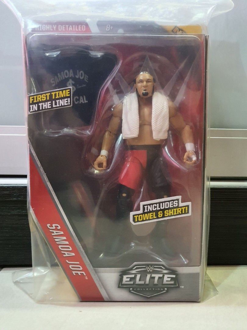 Wwe Elite 43 Samoa Joe Action Figure, Hobbies & Toys, Toys & Games on ...