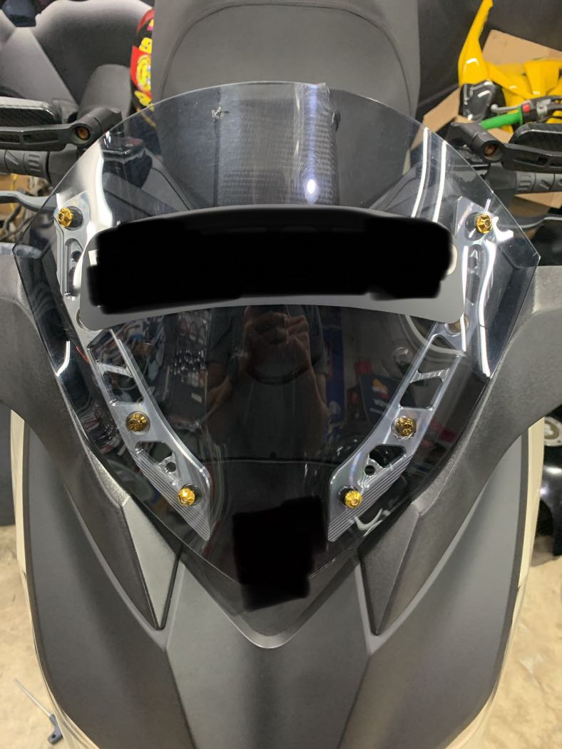 Xmax CNC bracket, Motorcycles, Motorcycle Accessories on Carousell