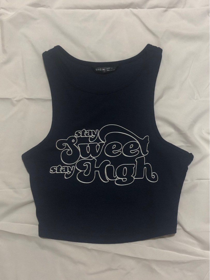 y2k cropped tank acubi , Women's Fashion, Tops, Sleeveless on Carousell