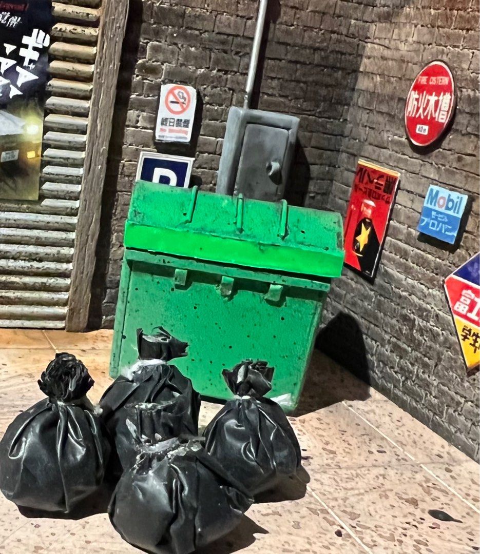 1/64 diorama Rubbish dump set custom diecast hotwheels Tomica, Hobbies ...