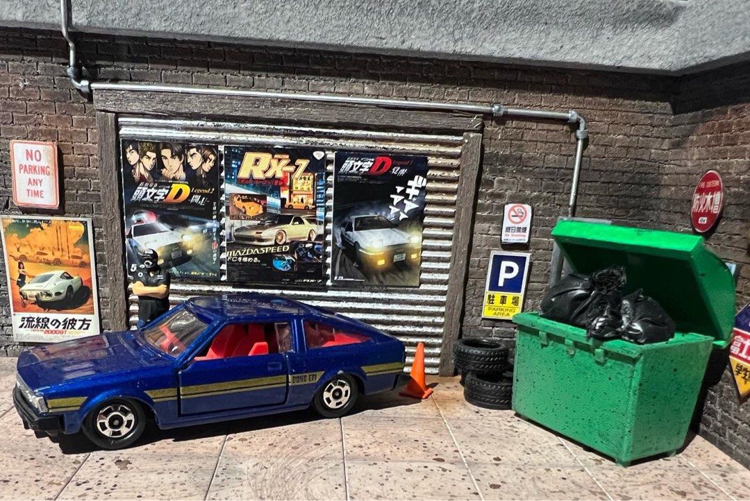1/64 diorama Rubbish dump set custom diecast hotwheels Tomica, Hobbies ...