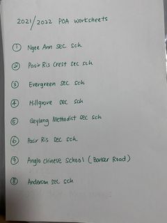 Sec 4E/5NA POA Worksheets, Everything Else on Carousell