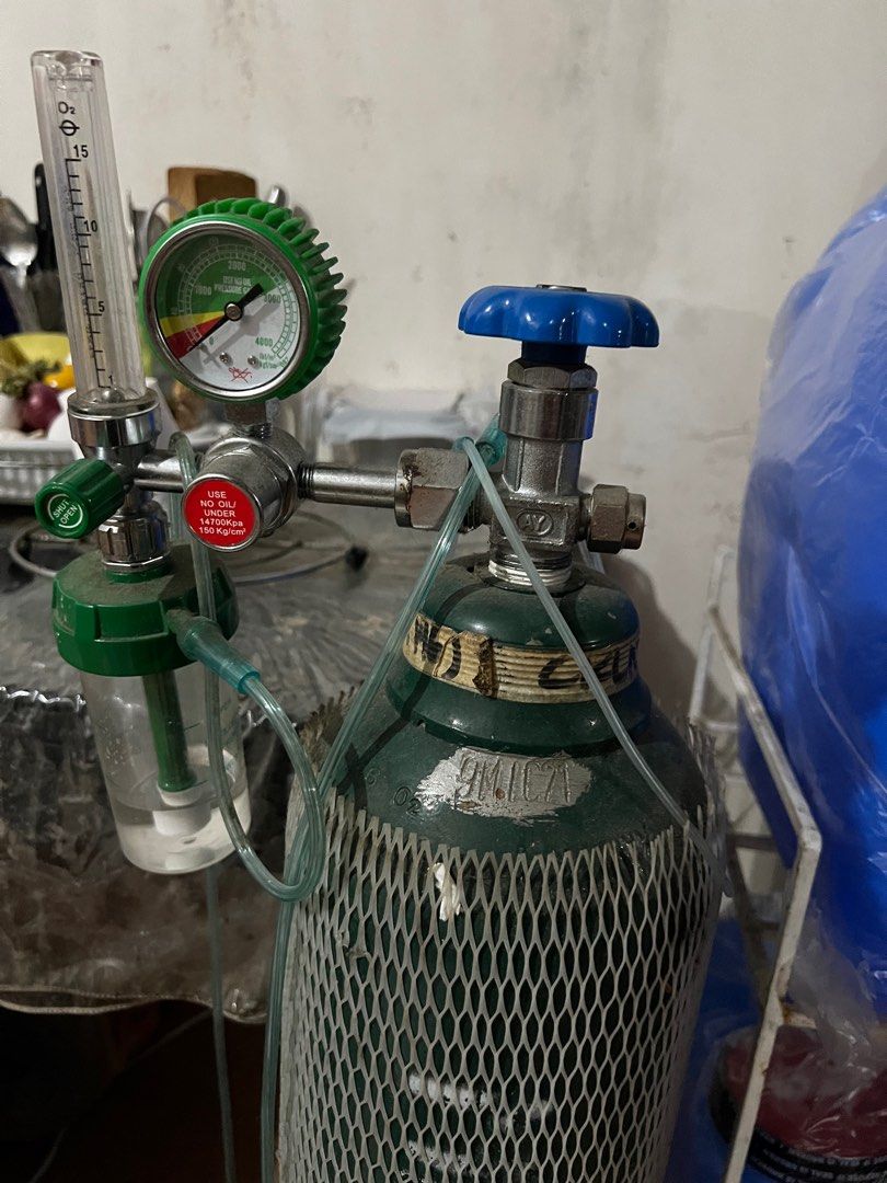 20lbs oxygen tank incl regulator, Health & Nutrition, Medical Supplies ...