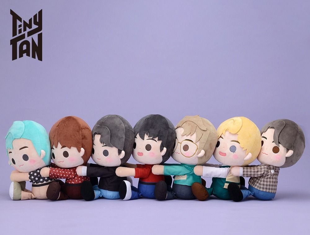 [$30 EACH] SEGA TinyTAN BTS Special Sticky Plush Gift Toy ~ Dynamite ~ V Taehyung & Jungkook ...